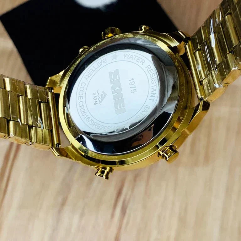 "SKMEI Dual Time Chain Watch - Stay Stylish and On Time!" Men's Watch ...